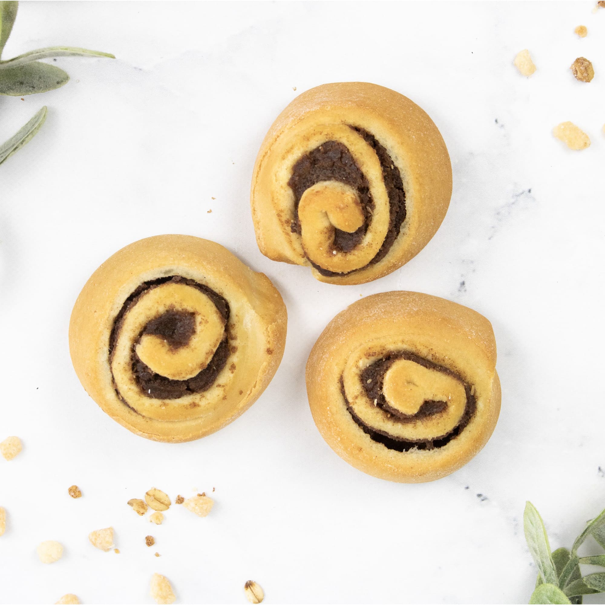 Mini Cinnamon Swirls | 6 Pack – Dough Tribe